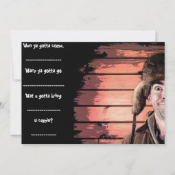Funny Redneck Party Theme Invitation | Zazzle