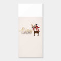 Funny Reindeer with Santa Claus Candy Wrapper Hershey's Miniatures | Zazzle