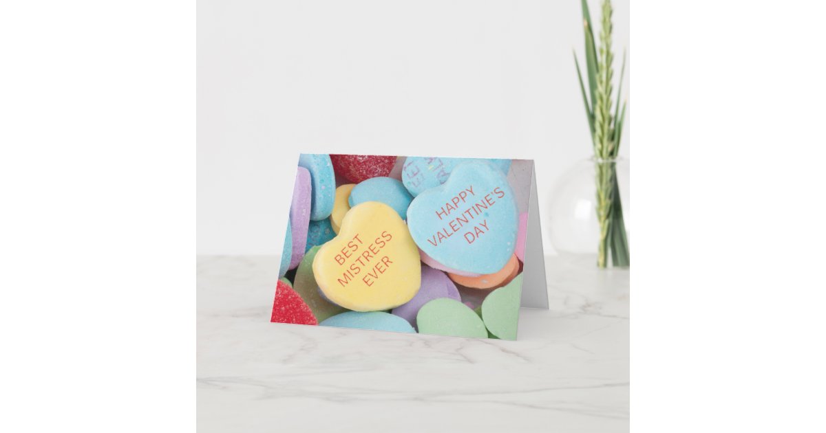 Funny Rejected Candy Hearts Valentine's Day Card | Zazzle