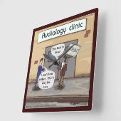 Funny Repent To Audiology Wall Clock | Zazzle