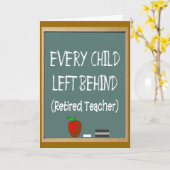 Funny Retired Teacher Greeting Card | Zazzle