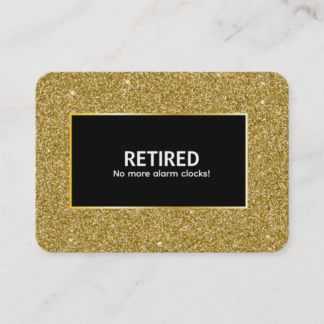 Funny Retirement Business Card | Zazzle