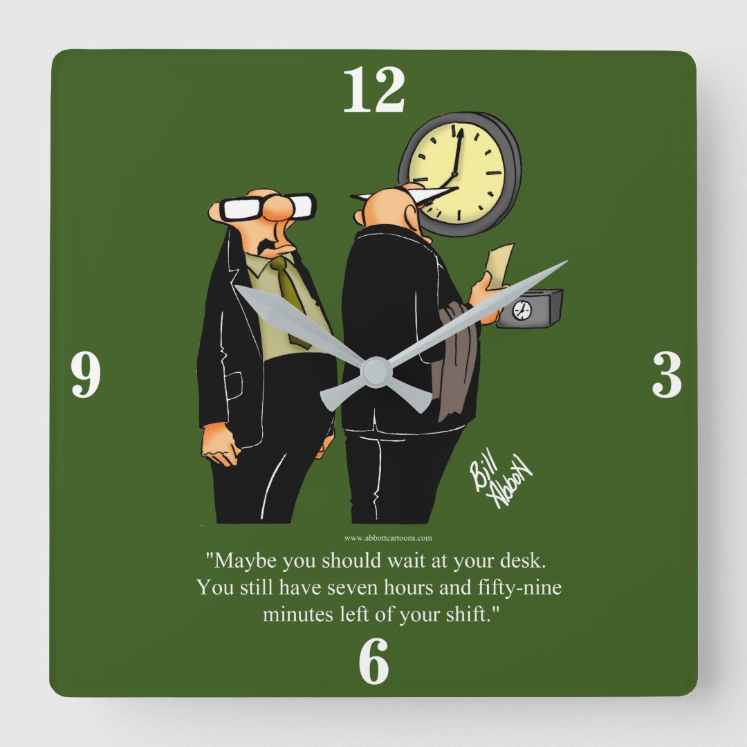 Funny Retirement Humor Wall Clock Gift | Zazzle