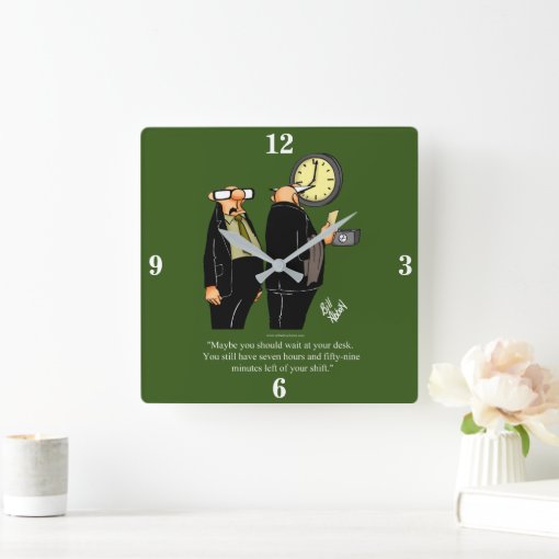 Funny Retirement Humor Wall Clock Gift | Zazzle