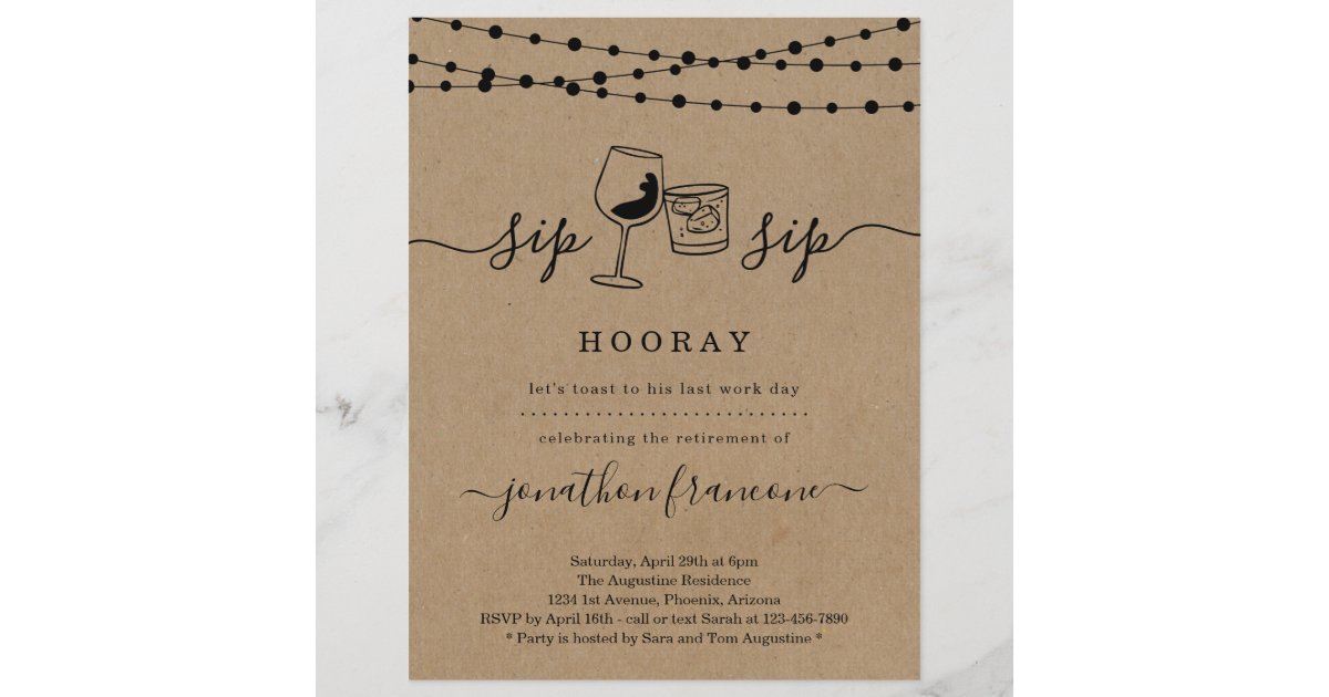 Funny Retirement Party Invitation Flyer | Zazzle