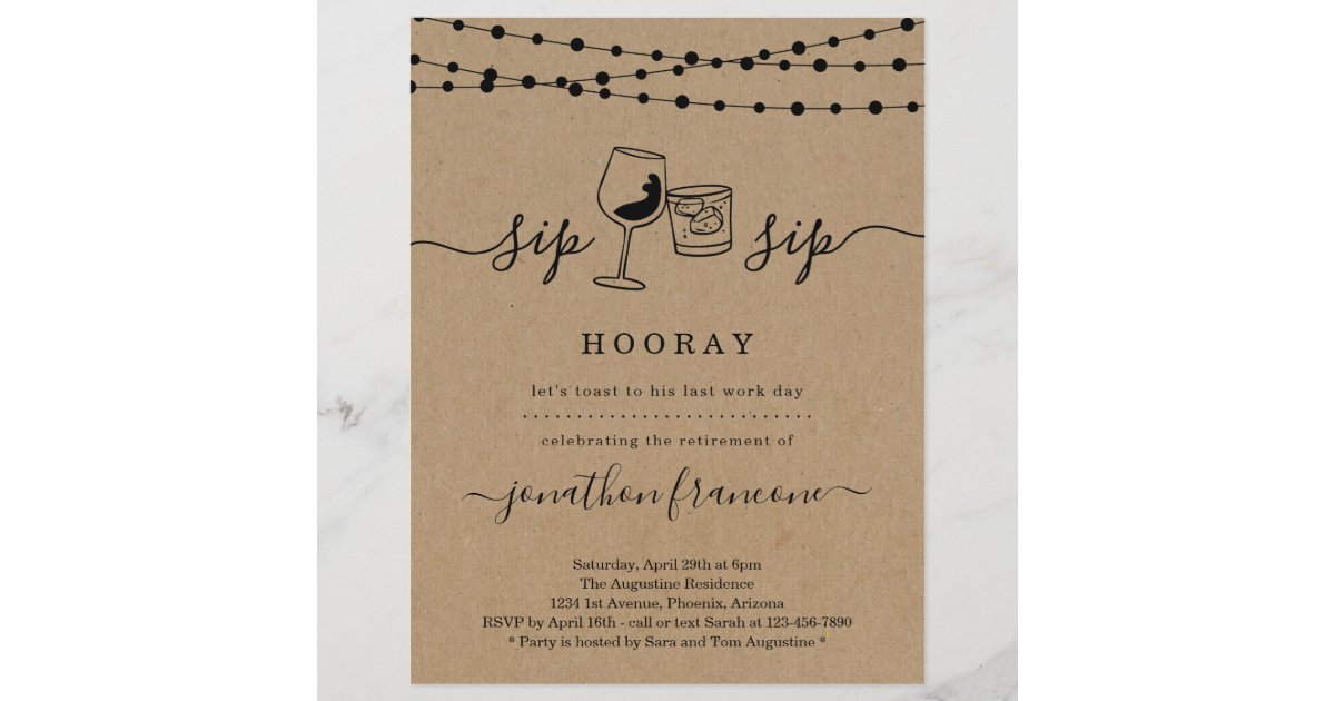 Funny Retirement Party Invitation Flyer | Zazzle