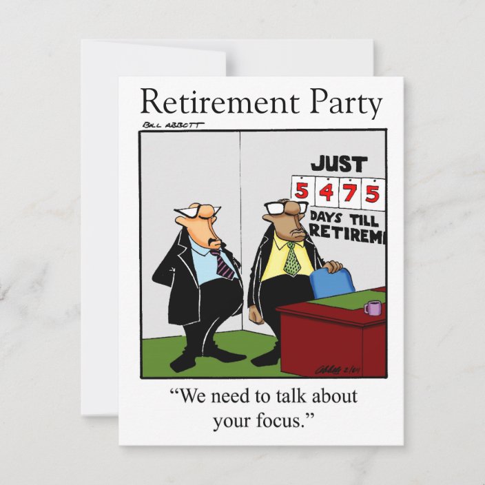 Funny Retirement Party Invitations | Zazzle