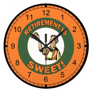 Funny Retirement Wall Clocks | Zazzle