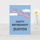Funny Retirement When Pigs Fly Card | Zazzle