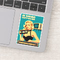Funny Retro Art Style 80s Don't Rewind VHS Tape Sticker | Zazzle