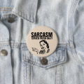 Funny Retro Housewife Button SARCASM SERVED DAILY | Zazzle