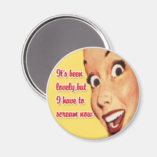 Funny Retro Magnet 5 | Zazzle