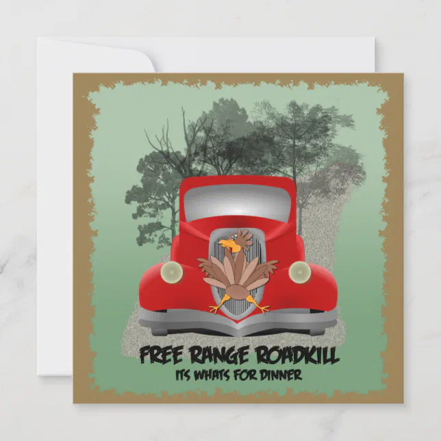 Funny Roadkill Party Invitation | Zazzle