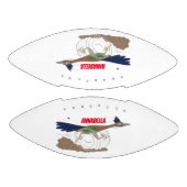 Funny roadrunner bird cartoon illustration football | Zazzle