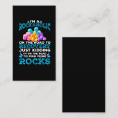 Funny Rock Collector Geologist Hobby Geology Fun Business Card | Zazzle
