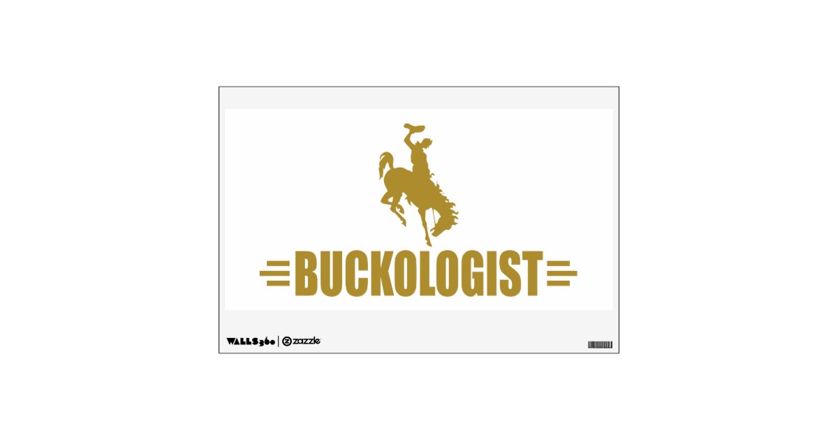Funny Rodeo Bucking Bronco Wall Sticker | Zazzle