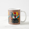 Funny Rooster "Not Today Clucker" Farm Life Art Coffee Mug | Zazzle