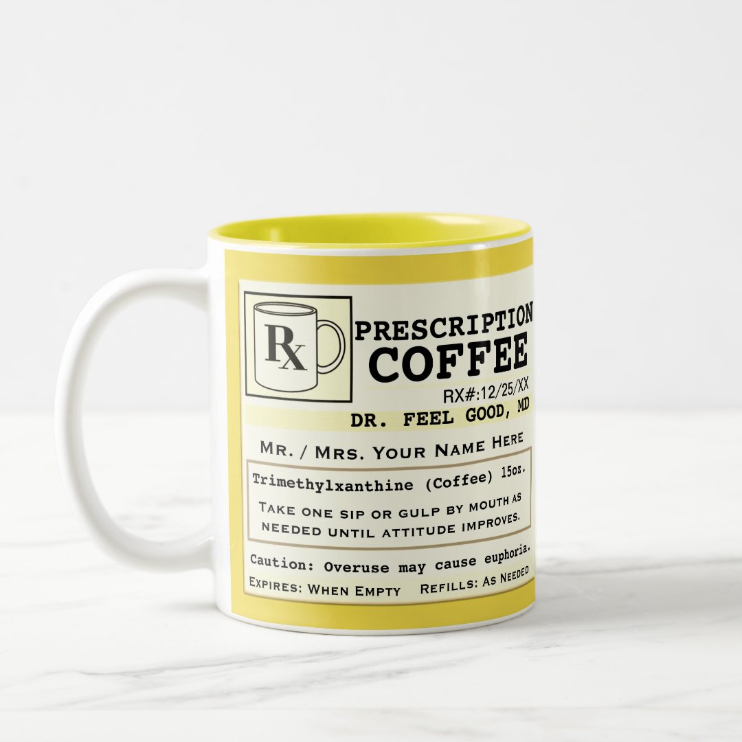 Funny RX Coffee Mug | Zazzle