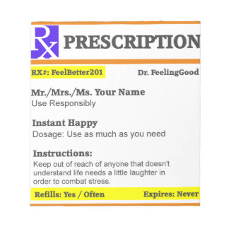 Rx Notepads - Rx Note Pads | Zazzle
