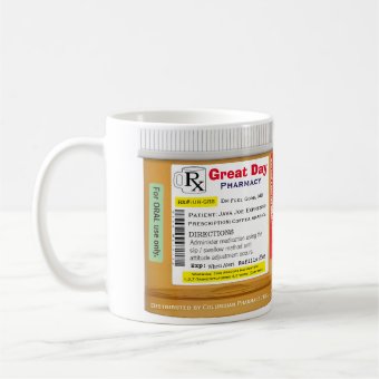 Funny RX Prescription Mug | Zazzle
