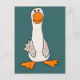 Funny Sad Goose Cartoon Postcard | Zazzle