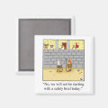 Funny Safety Brief Workplace Magnet | Zazzle