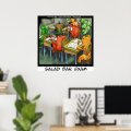 Funny Salad Bar Exam Poster | Zazzle