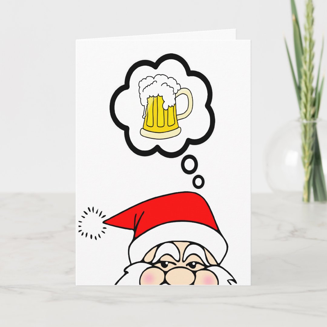Funny Santa Christmas Card | Zazzle