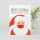 Funny Santa Face Mask Merry Coronamas Holiday Card | Zazzle