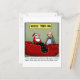 Funny Santa Humor Holiday Postcard | Zazzle