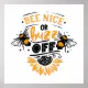 funny sarcastic bee word art poster | Zazzle