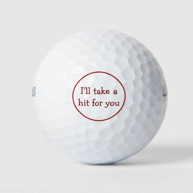Funny Sarcastic Golf Balls | Zazzle
