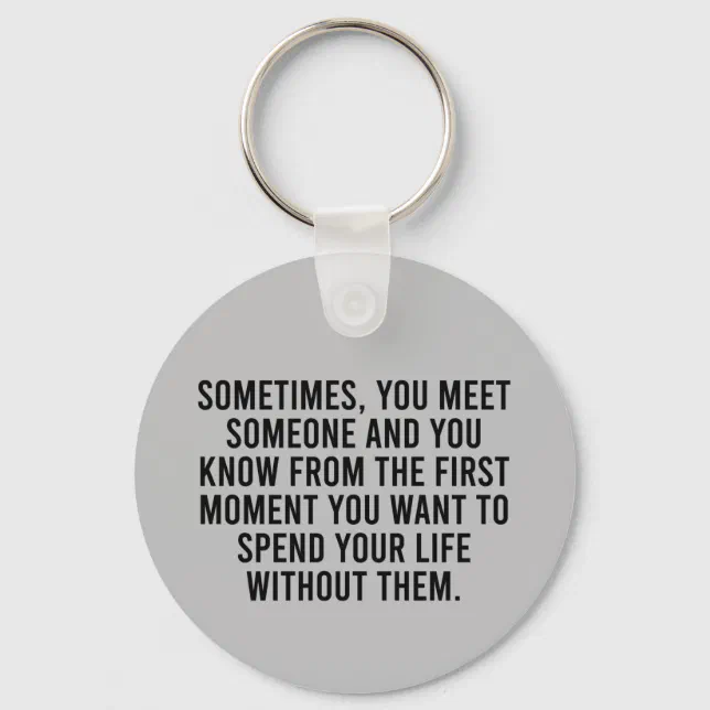 Funny Sarcastic Introvert Humor Saying Keychain | Zazzle