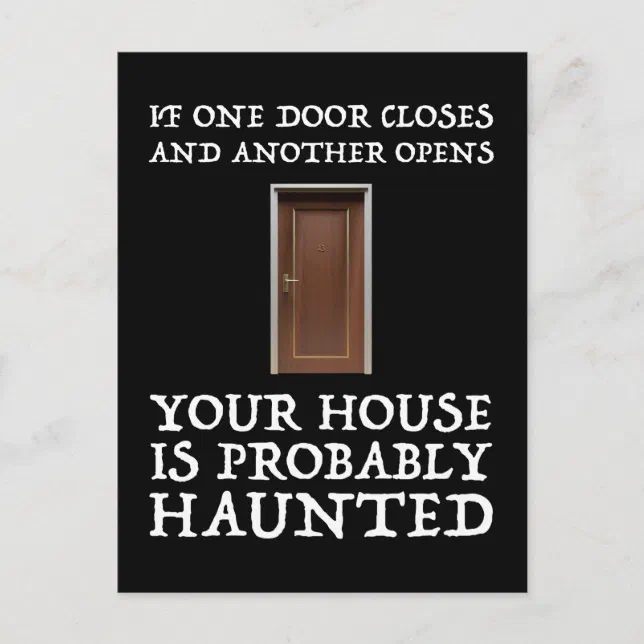 Funny Saying Ghost Hunter Postcard | Zazzle