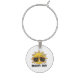 Funny Sayings Cartoon Wine Charm | Zazzle