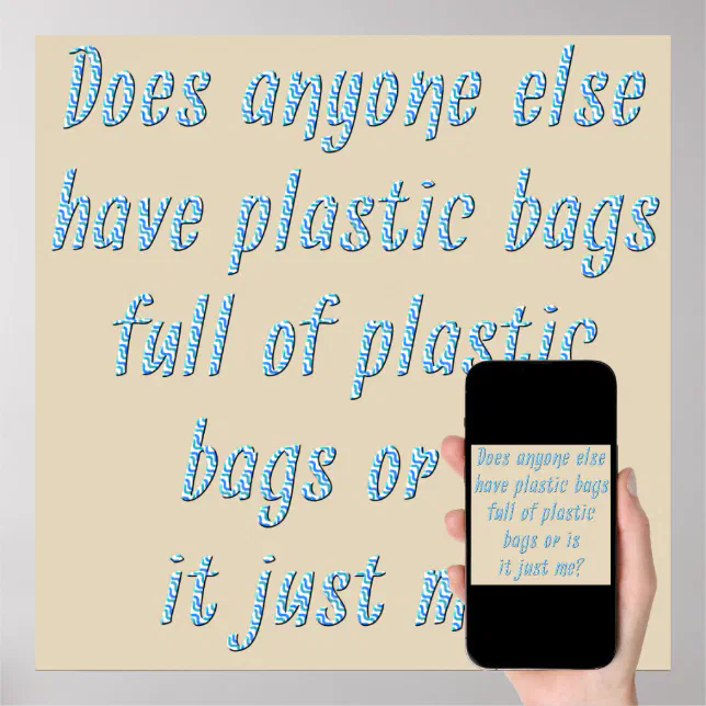 Funny Sayings or Quotes to Confuse Your Friends Poster | Zazzle