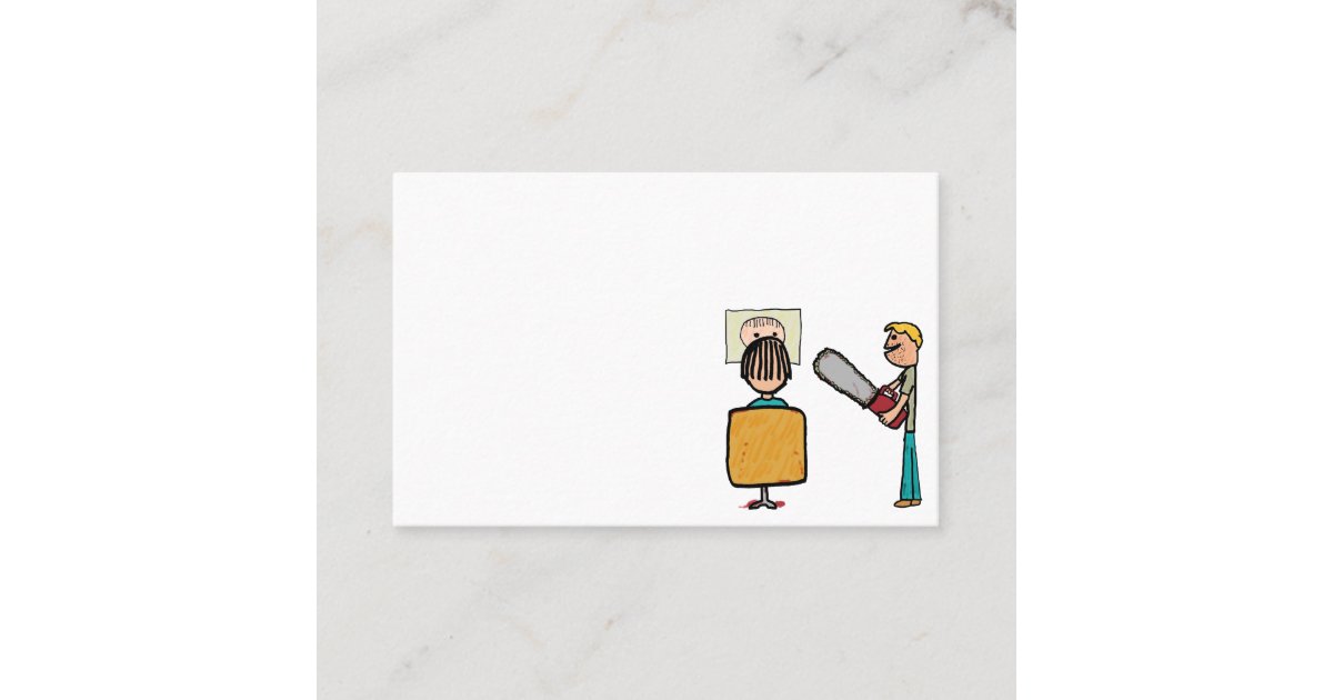 Funny Scary Barber Sweeney Todd Business Card | Zazzle