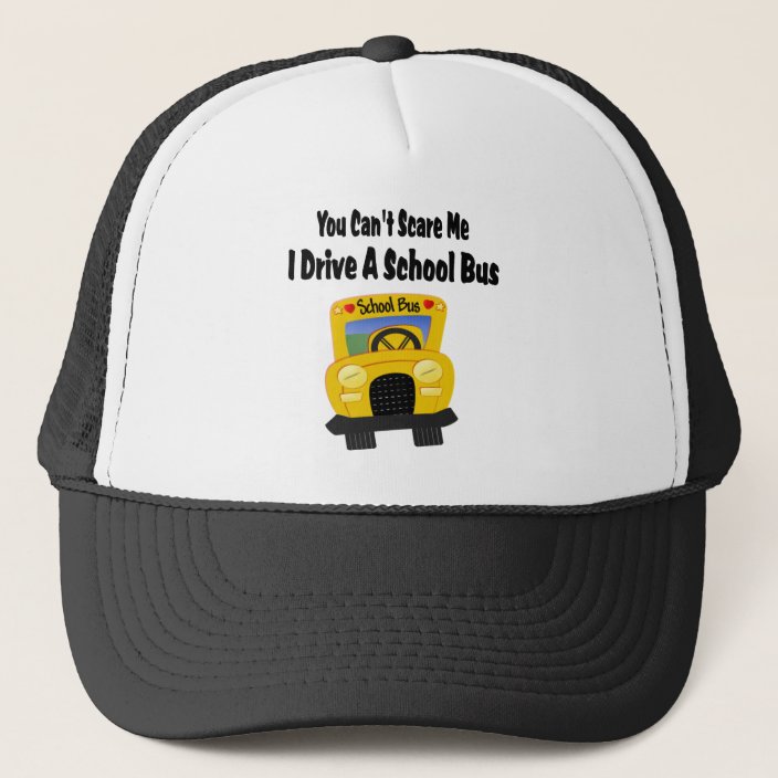 Funny School Bus Driver Trucker Hat | Zazzle.com