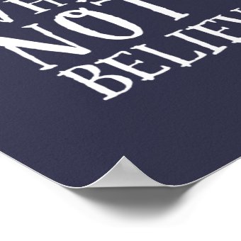 Funny Science Is True Geek and Nerd Scientist Poster | Zazzle