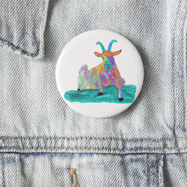 screaming goat button