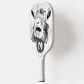 Funny Screaming Goat Monogram Pickleball Paddle | Zazzle