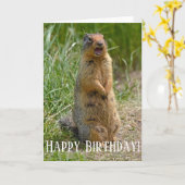 Funny screaming gopher card | Zazzle