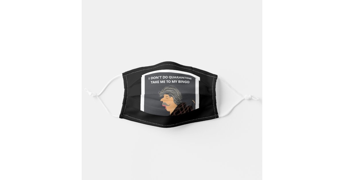 Funny Senior Citizen Quarantine Quote Coronavirus Adult Cloth Face Mask ...