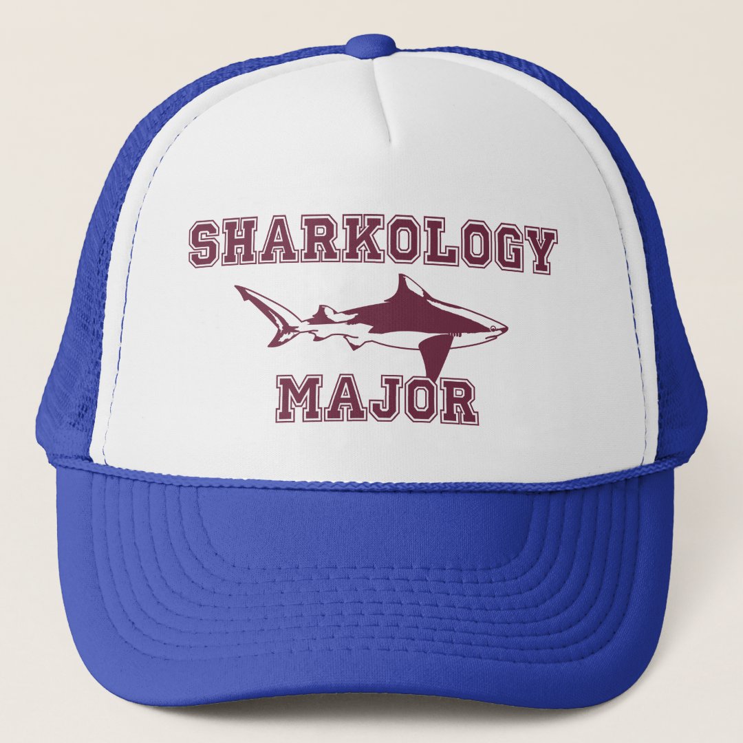 Funny Shark Major Trucker Hat | Zazzle