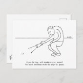 Funny Short Poem Epigram Example About A Slug Postcard | Zazzle