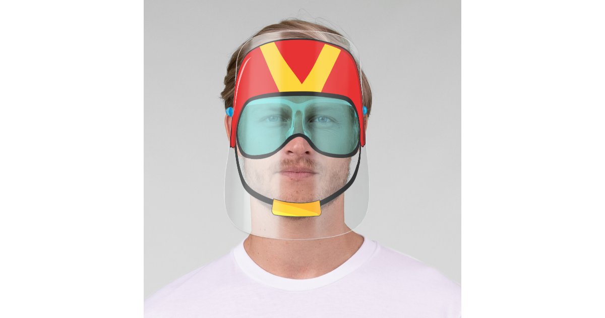 Funny Skydiving Parachuting Enthusiasts Face Shield | Zazzle