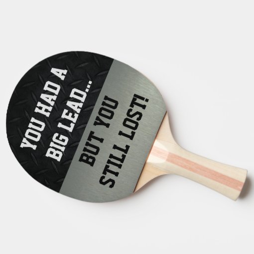 Funny Smack Talk Ping Pong Paddle | Zazzle
