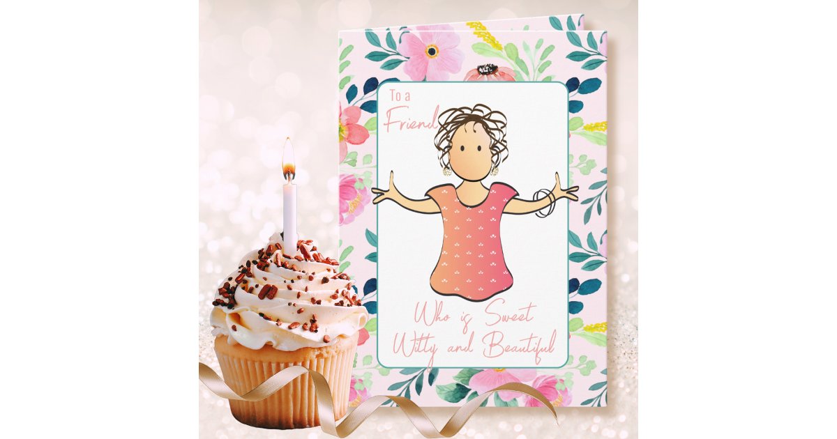Funny Snarky Sarcastic Lady Cartoon 70th Birthday Card | Zazzle