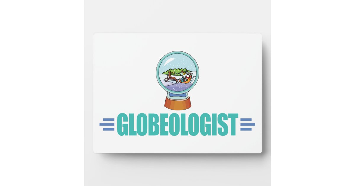 Funny Snow Globe Plaque | Zazzle