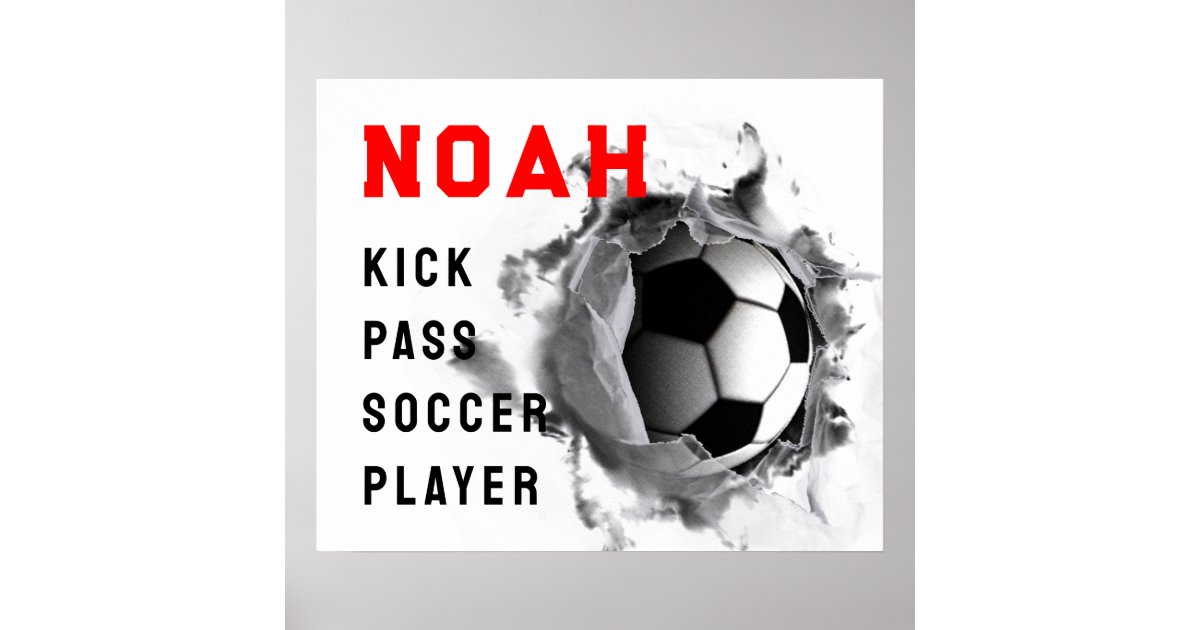 Funny Soccer Poster | Zazzle